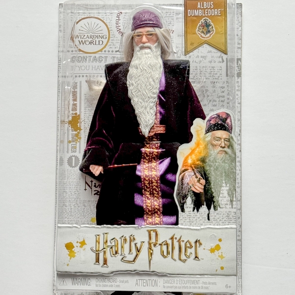 Mattel | Other | Mattel Wizarding World Albus Dumbledore Figure Purple ...